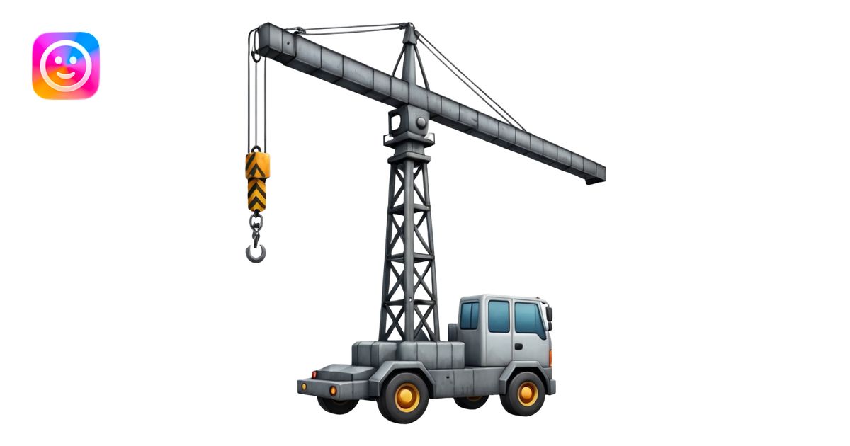 crane barré emoji | AI Emoji Generator