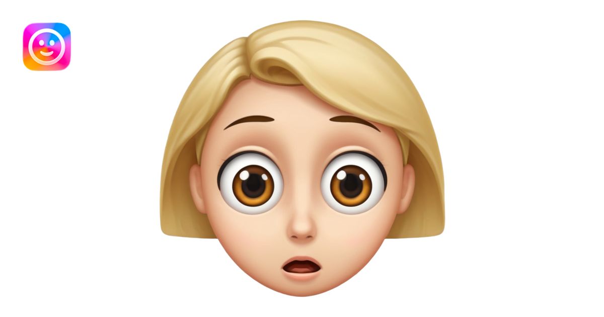 The 😳 emoji with big eyes same thing as the emoji but big eyes emoji ...
