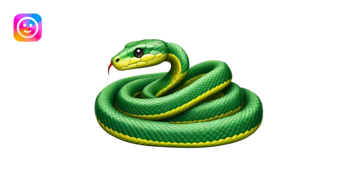snake emoji | AI Emoji Generator