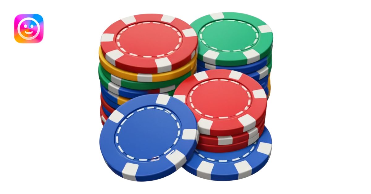 poker chips emoji | AI Emoji Generator