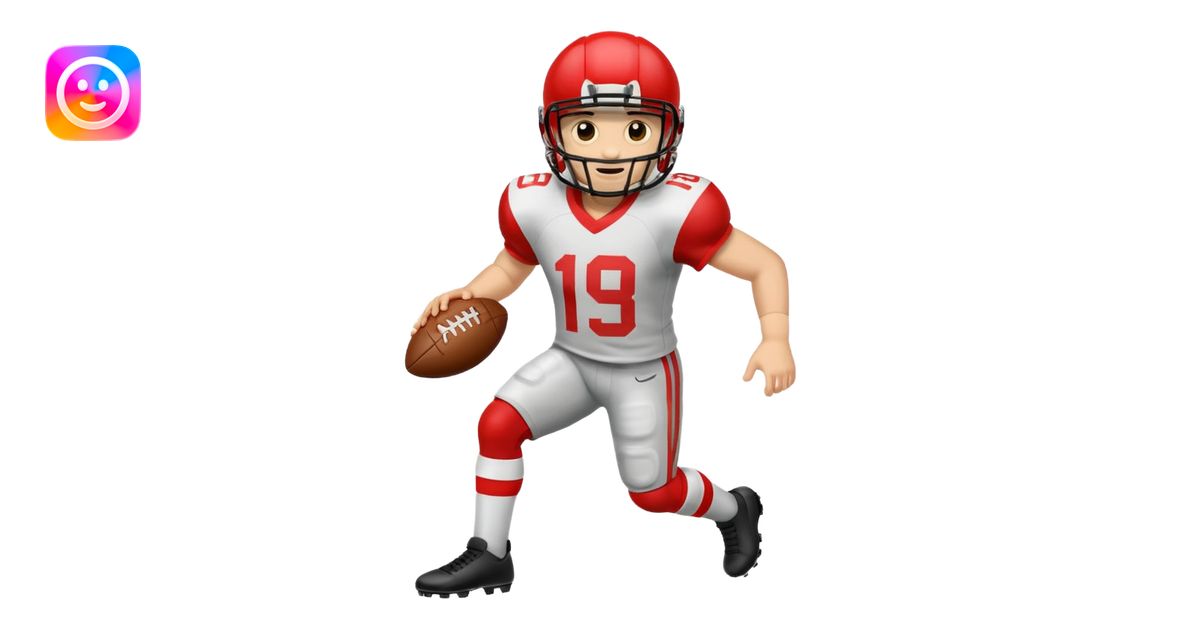 Give me a football player emoji | AI Emoji Generator
