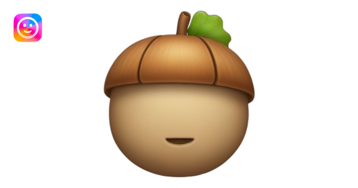 Acorn emoji | AI Emoji Generator