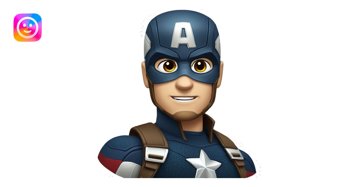 captain america emoji | AI Emoji Generator