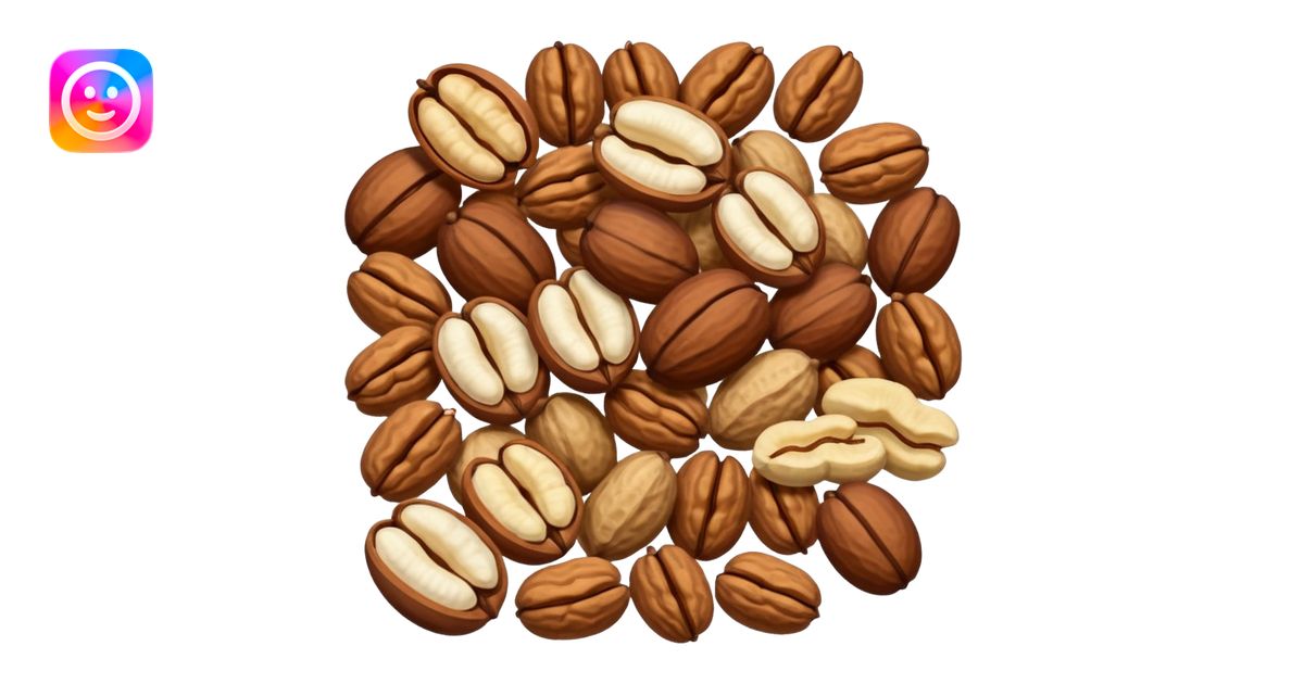 nuts mixed protein/fats emoji | AI Emoji Generator