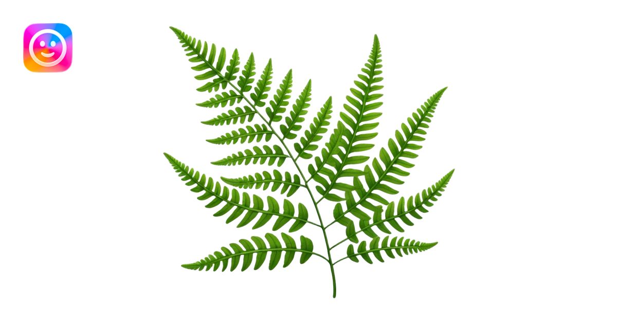Fern leave emoji | AI Emoji Generator