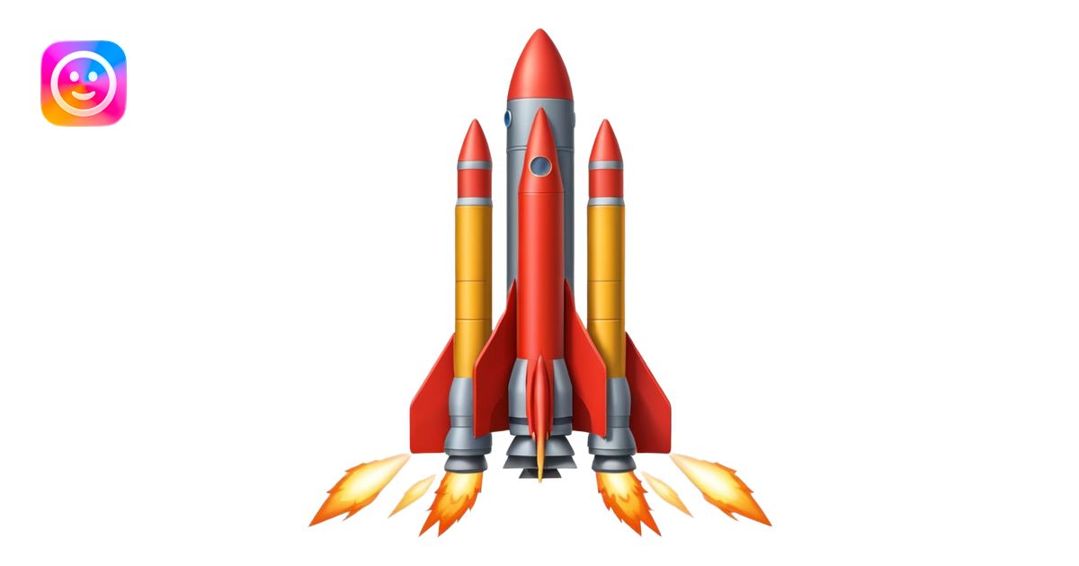 Multiple Rocket Launch System emoji | AI Emoji Generator