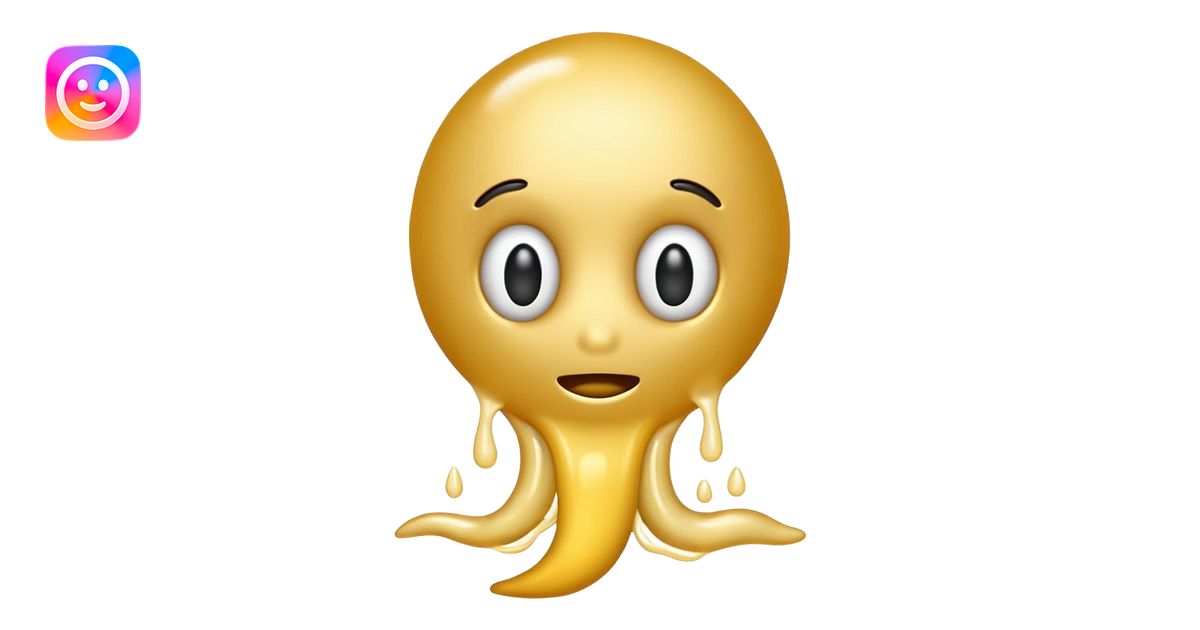 Emoji showing ass hol filled with sperm emoji | AI Emoji Generator