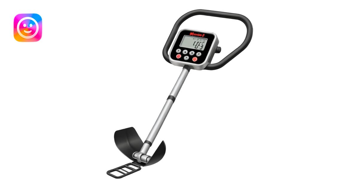 Realistic metal detector like a minelab emoji | AI Emoji Generator