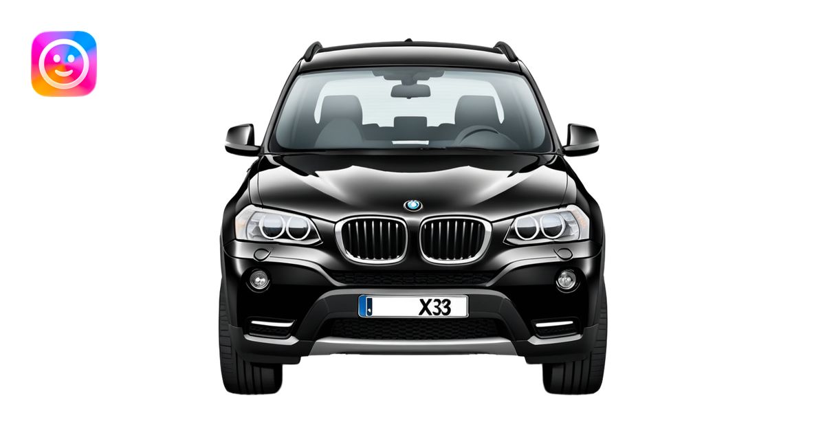 BMW X3 black emoji | AI Emoji Generator
