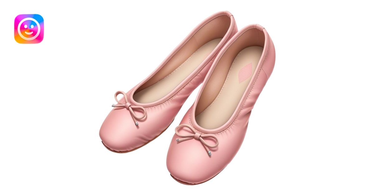 Ballet shoes emoji | AI Emoji Generator
