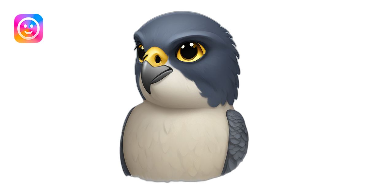 peregrine falcon sad emoji | AI Emoji Generator