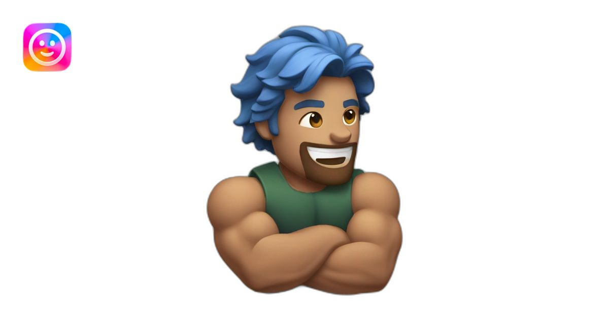 Mackogneur flex biceps emoji | AI Emoji Generator