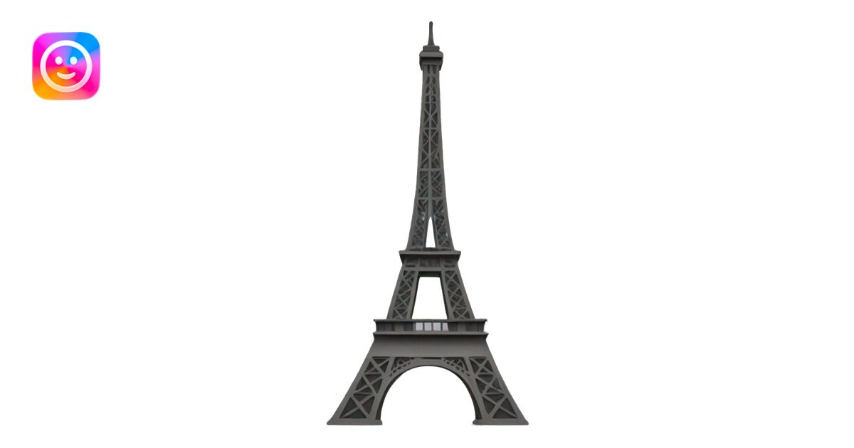 Eiffel Tower Paris emoji emoji | AI Emoji Generator