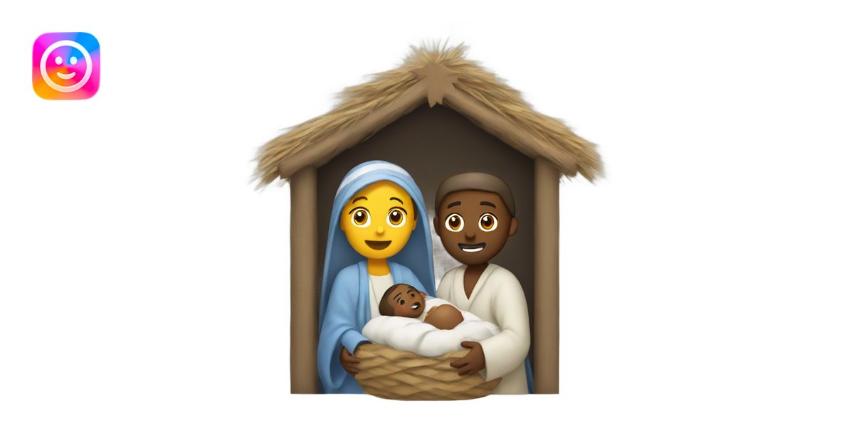 Christmas nativity emoji | AI Emoji Generator