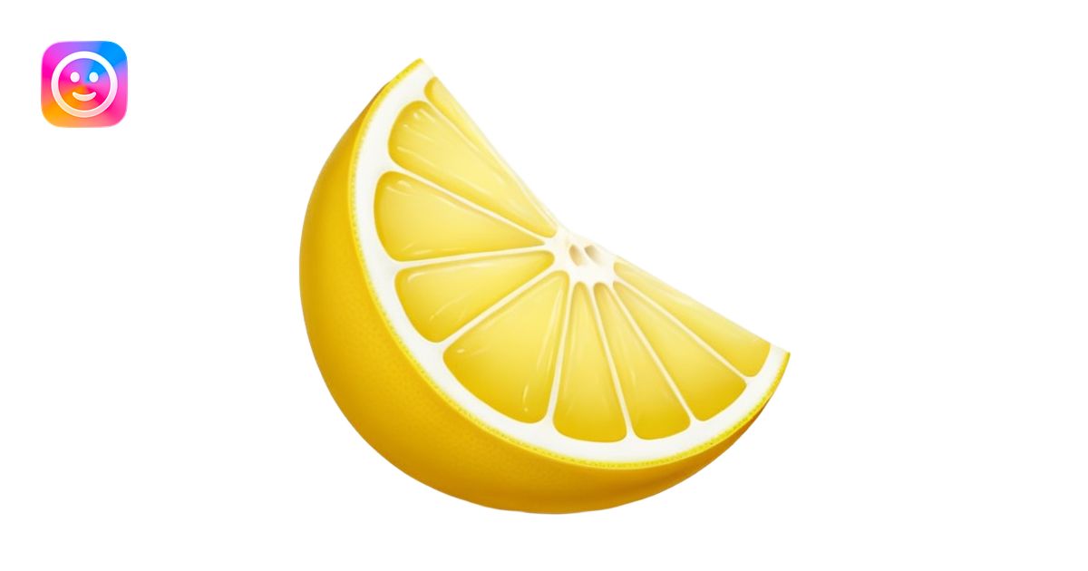 lemon wedge emoji | AI Emoji Generator