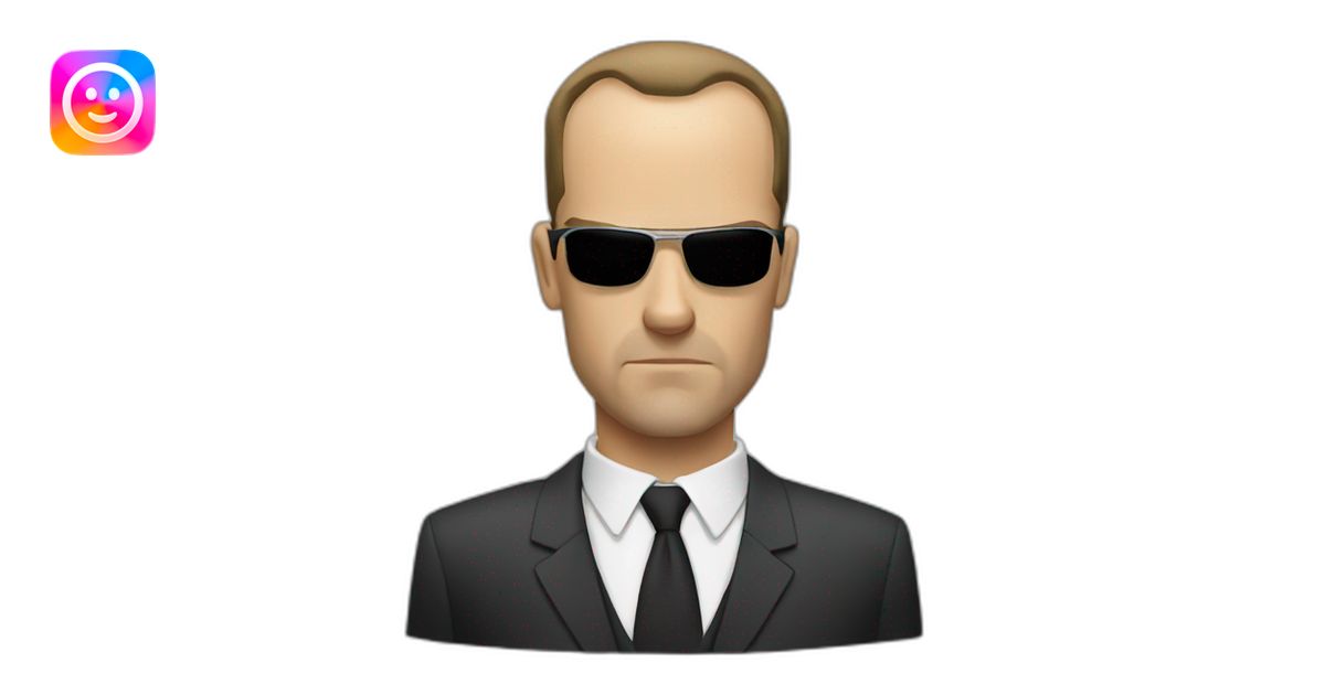 Agent smith emoji | AI Emoji Generator