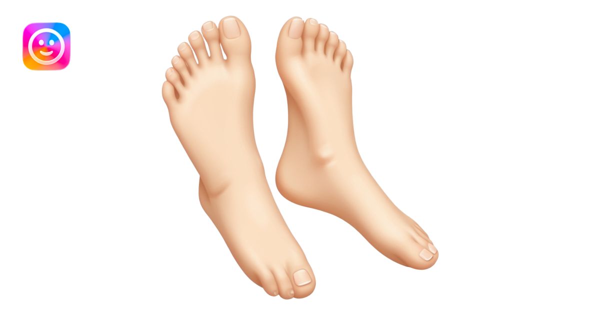 Feet emoji | AI Emoji Generator