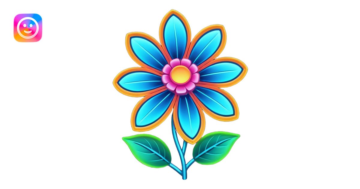 Computer Flower emoji | AI Emoji Generator