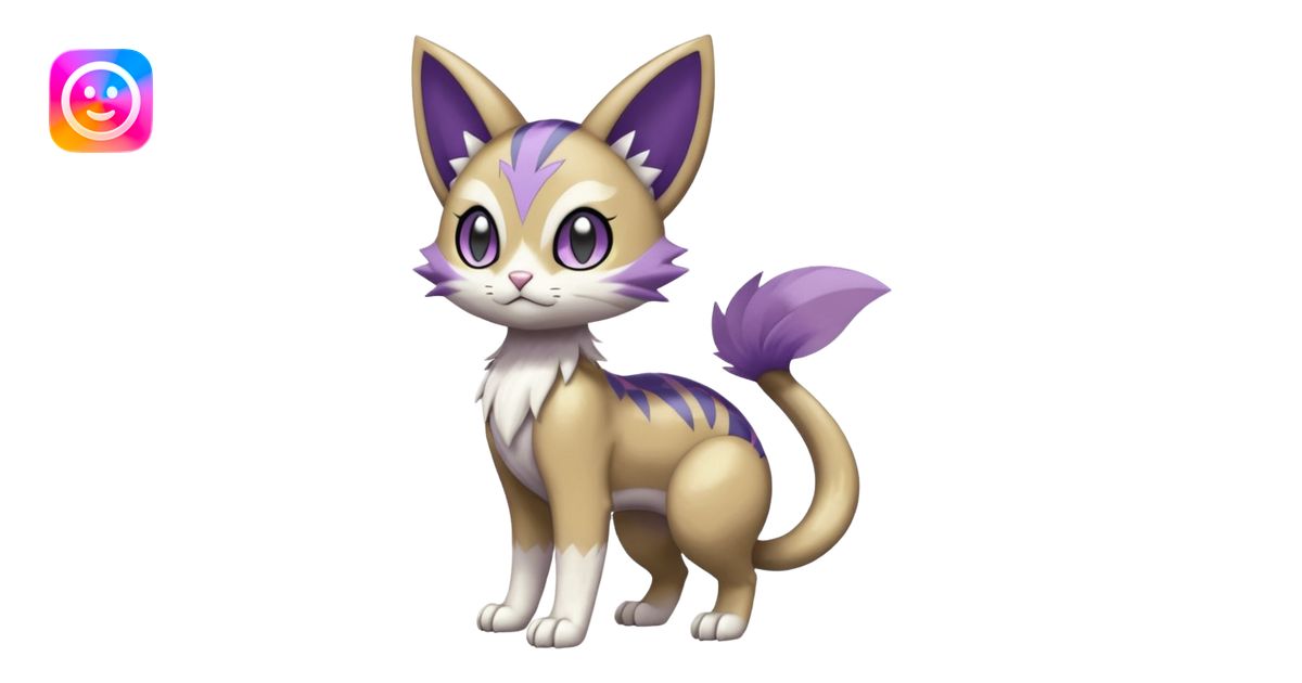 Meloetta-Purrloin-Gatomon-Trico-Pokémon-Fakémon-fusion-hybrid-creature ...