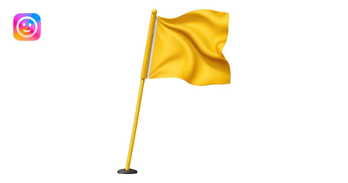 Small NFL penalty flag emoji | AI Emoji Generator