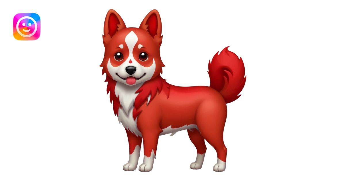 bleeding dog emoji | AI Emoji Generator