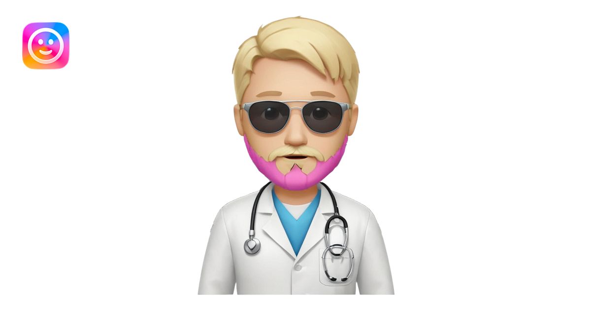 White tesla model 3 and one cool physician with blond hair, beard ...