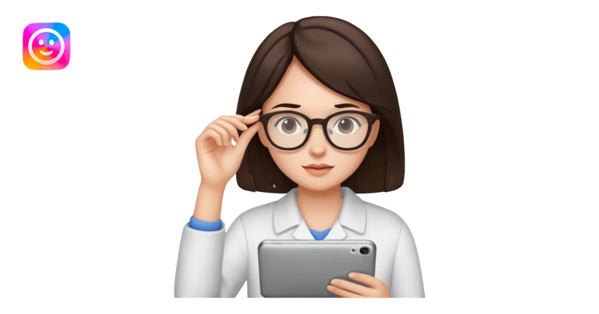 the daily routine of a brunette girl emoji | AI Emoji Generator