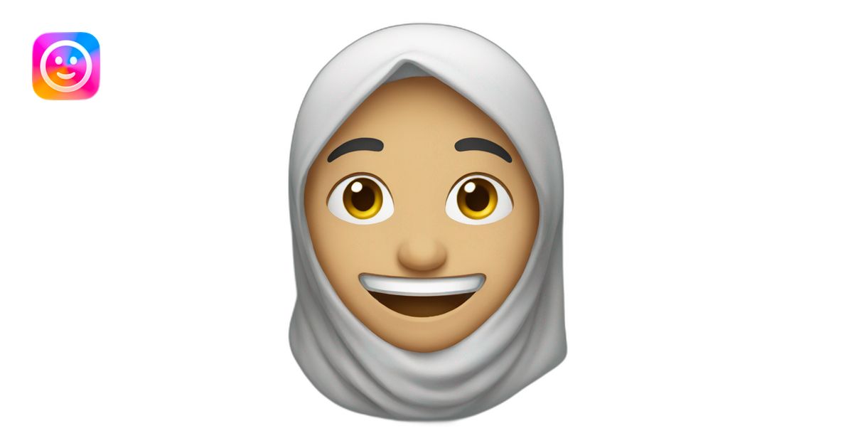 smiling muslim emoji | AI Emoji Generator