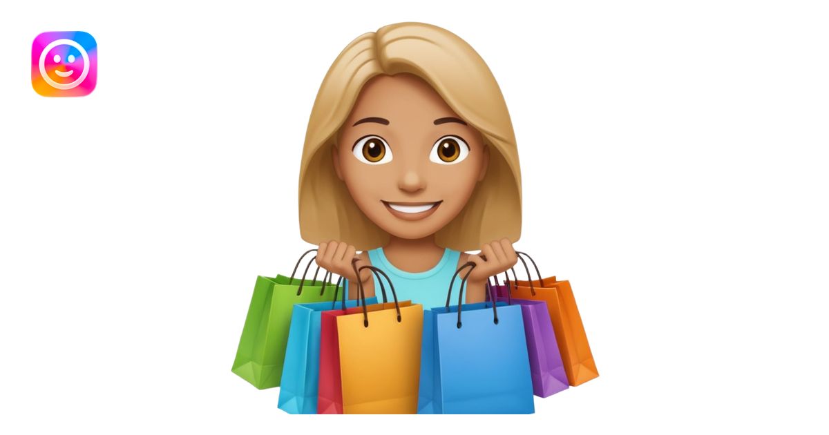 shopping emoji | AI Emoji Generator