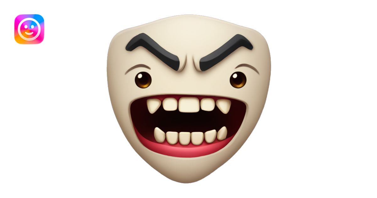 Vampire Fangs emoji | AI Emoji Generator