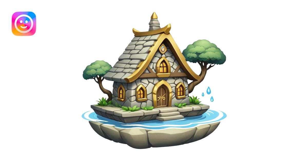 air elemental tribe house flying emoji | AI Emoji Generator