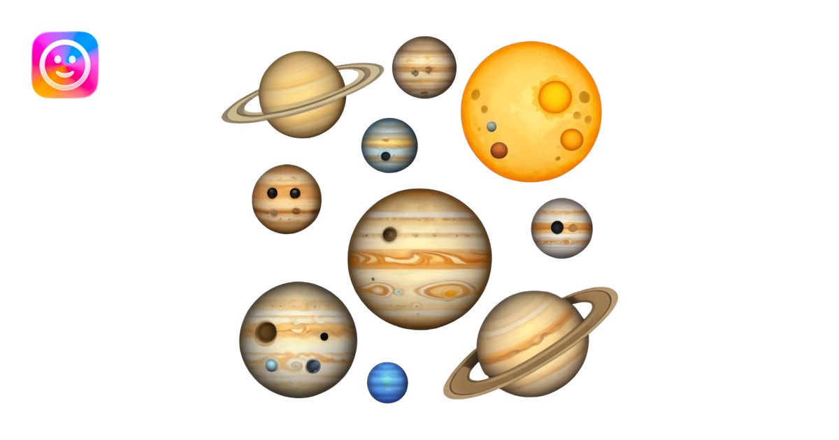Solar system emoji | AI Emoji Generator