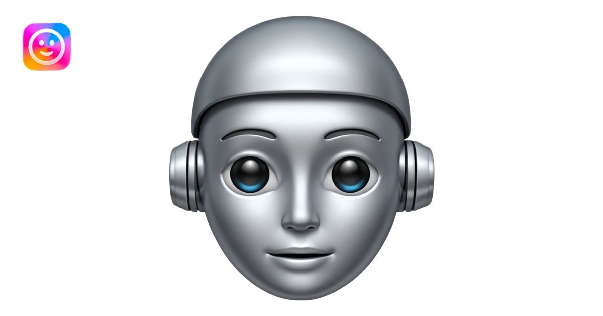 Generate a realistic emoji of AI artificial intelligence emoji | AI ...