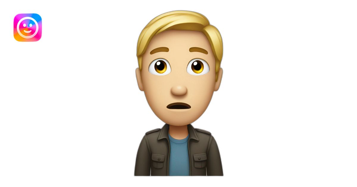 Confused immigrant Stick figure emoji | AI Emoji Generator