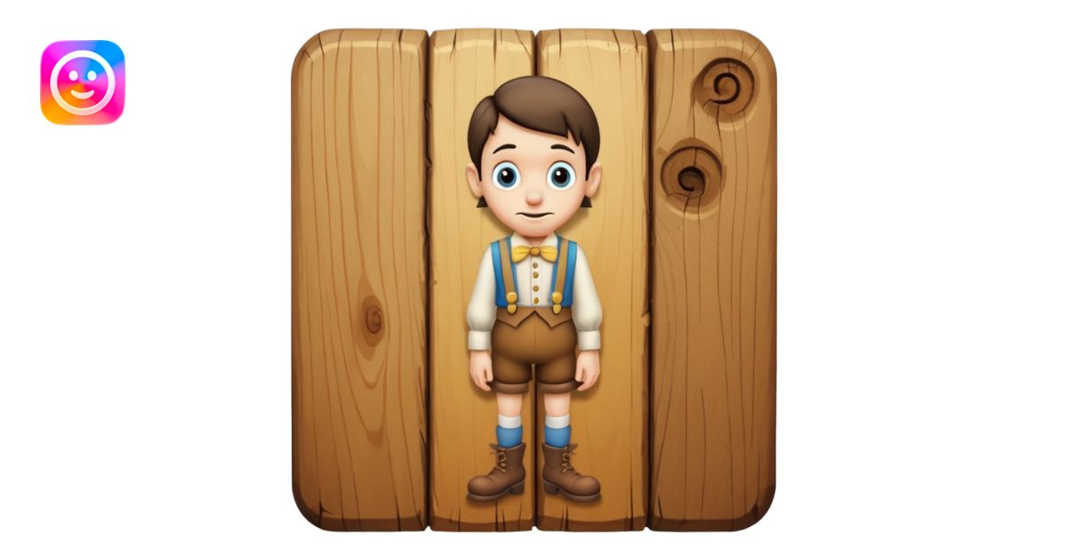 Pinocchio with his butt cheeks spread bent over looking back at you ...