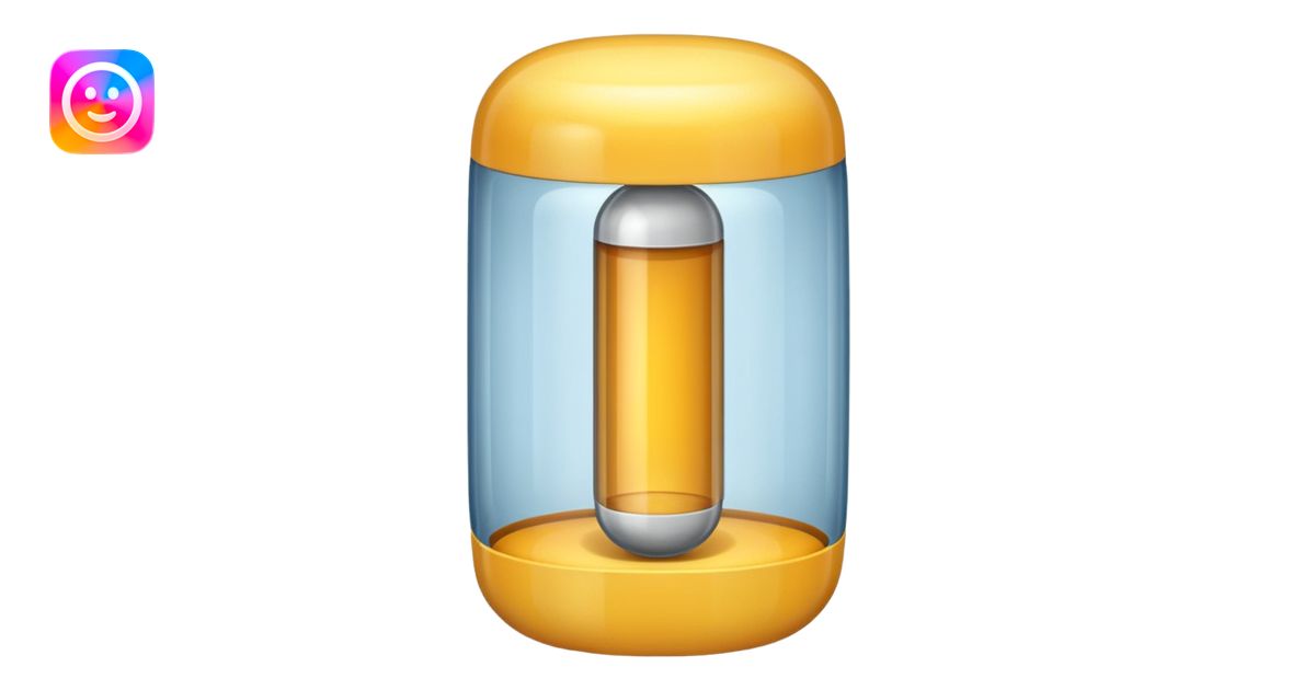 clear capsule emoji | AI Emoji Generator