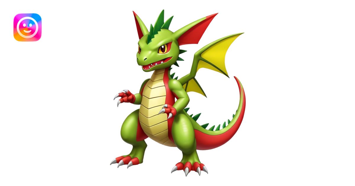 Cool cute shiny futuristic Guilmon-Flygon-Tyranitar-Digimon-hybrid ...