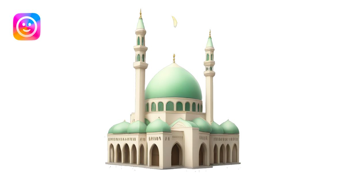 Mosque of the Prophet emoji | AI Emoji Generator