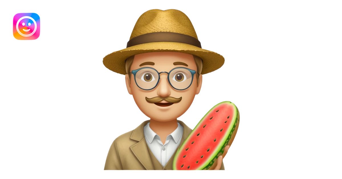 Un humain homme avec un chapeau melon et des sunglasse et une baguette ...