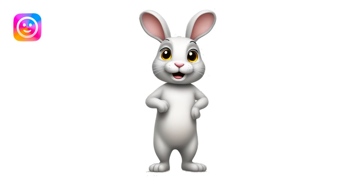 rabbit stand two legs emoji | AI Emoji Generator