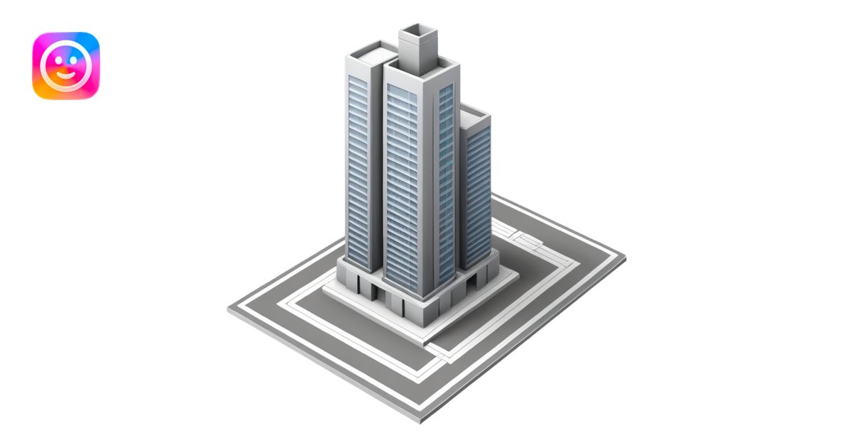 foundation plan for skyscraper construction emoji | AI Emoji Generator