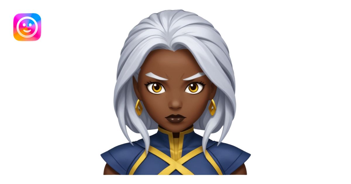 Xmen storm mutant ororo emoji | AI Emoji Generator
