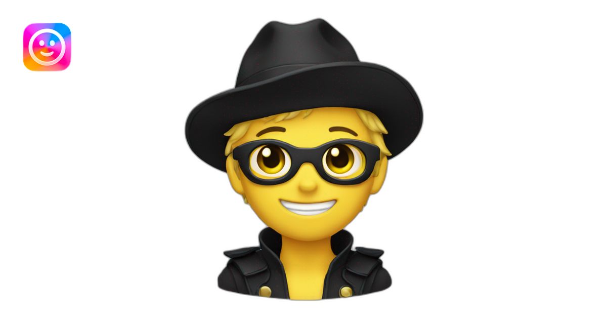 Chat noir petit emoji | AI Emoji Generator