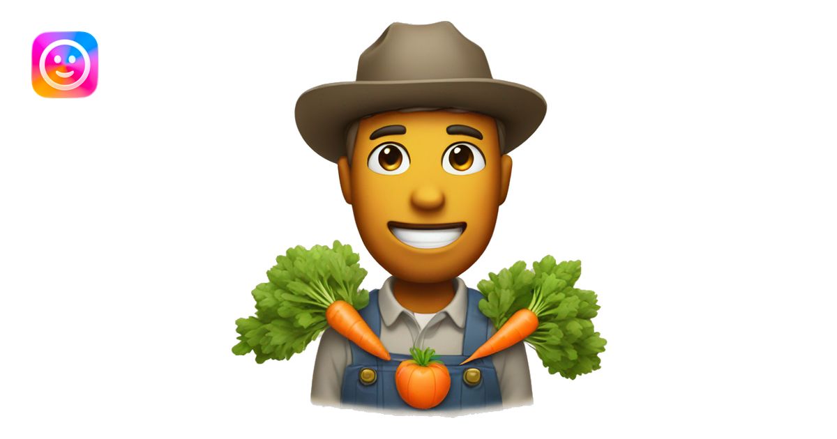 Farm+carrot emoji | AI Emoji Generator