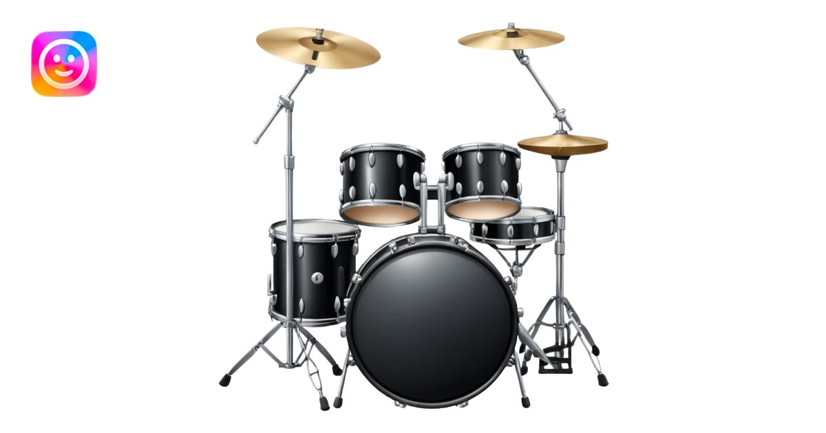 Drum Set emoji | AI Emoji Generator