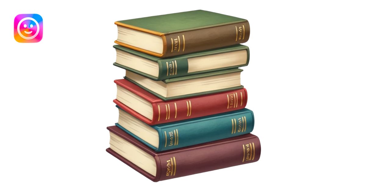books emoji | AI Emoji Generator