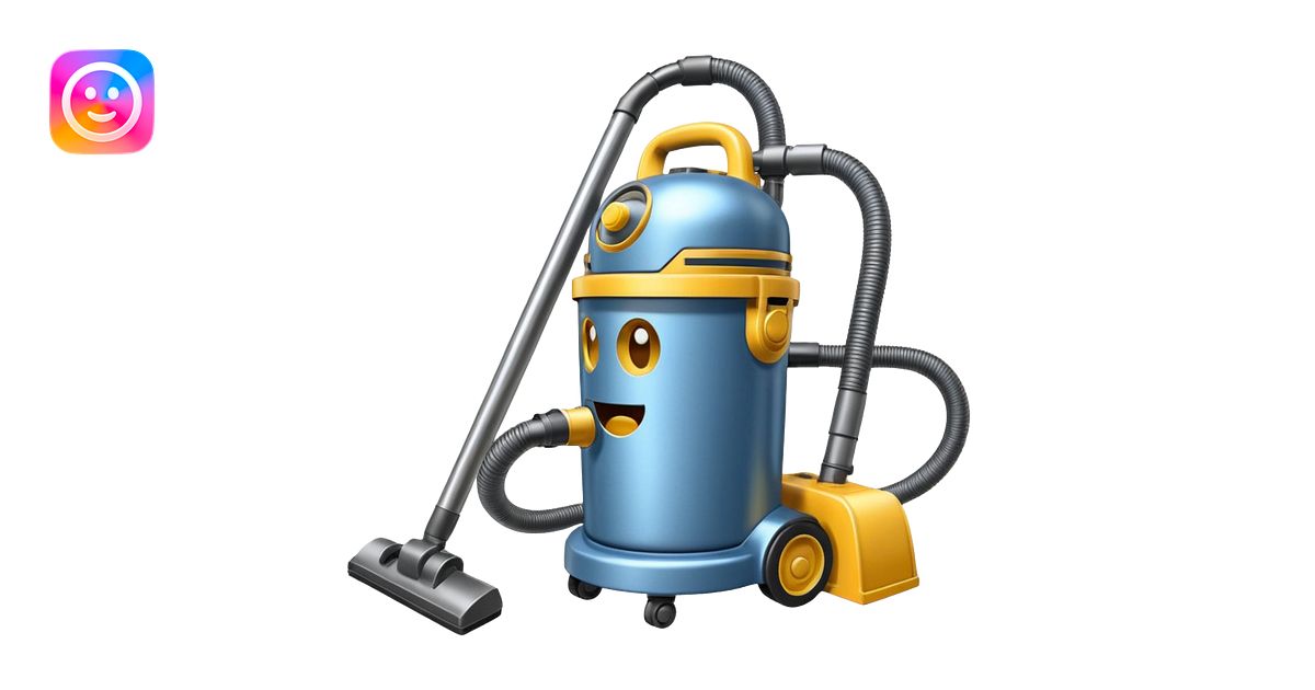 Dust extraction vacuum emoji | AI Emoji Generator