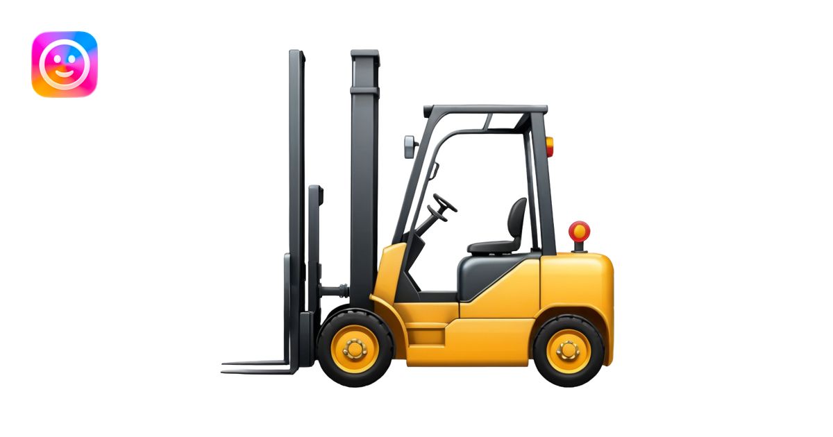 Forklift emoji | AI Emoji Generator