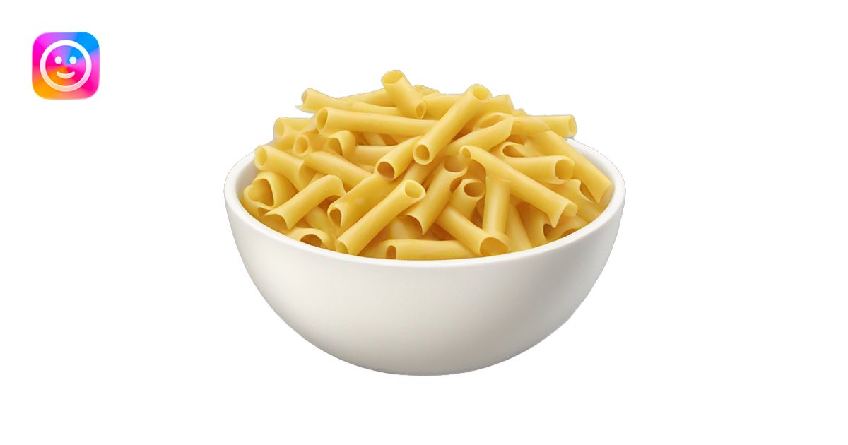 Bowl of pasta emoji | AI Emoji Generator