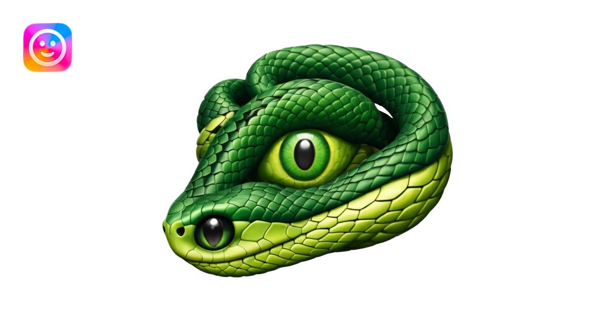 eye of a snake emoji | AI Emoji Generator